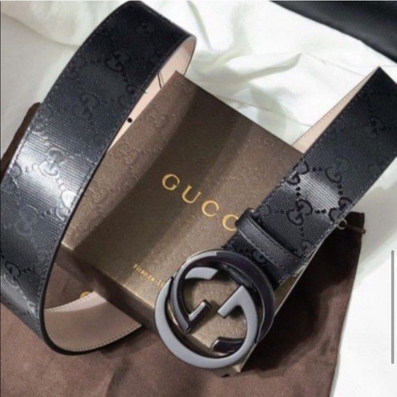 Gucci | Other | Nwt Authentic Gucci Belt Shiny Imprime Monogram With ...